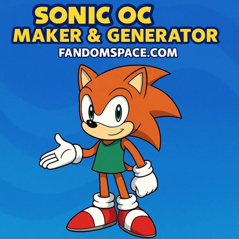 Sonic OC Maker and Generator: How to Create Your Own Original Character ...